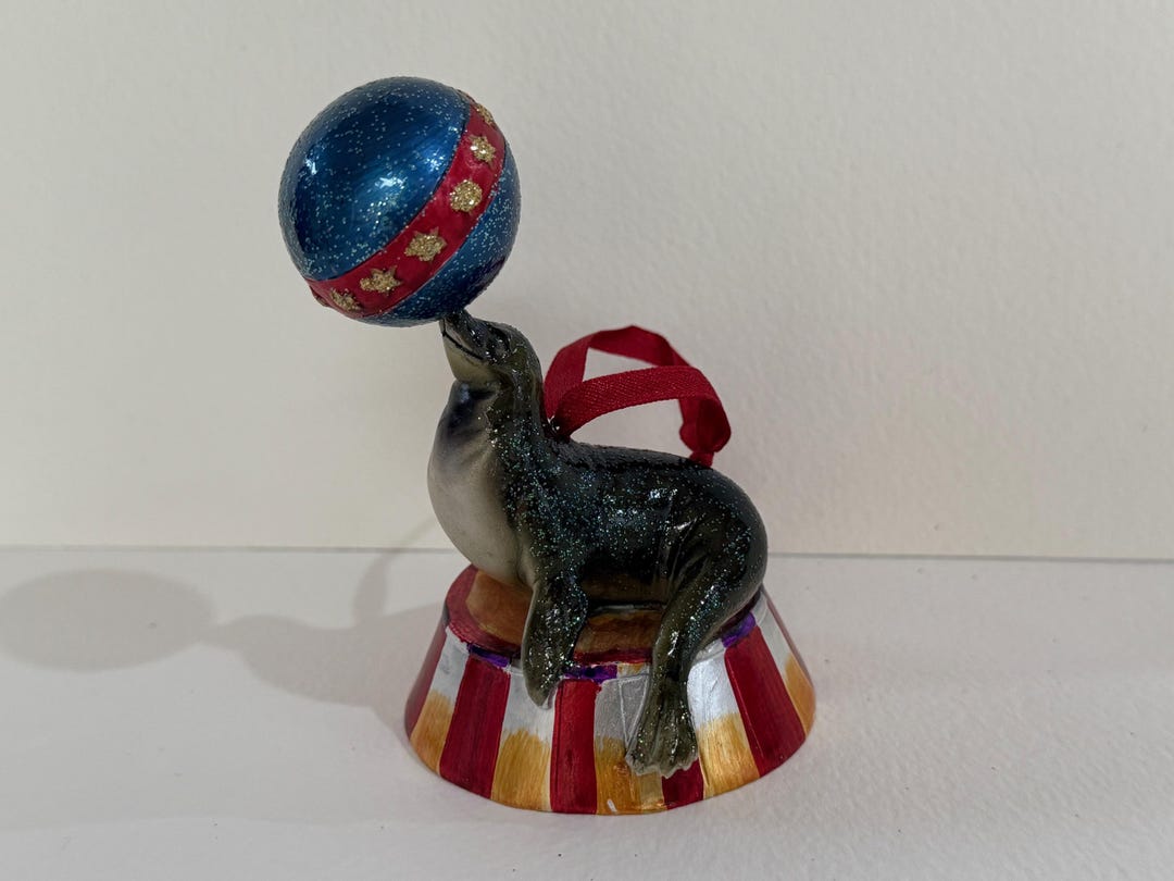 Restoration Hardware, RH, Circus Seal Balancing Ball on It's Nose ...