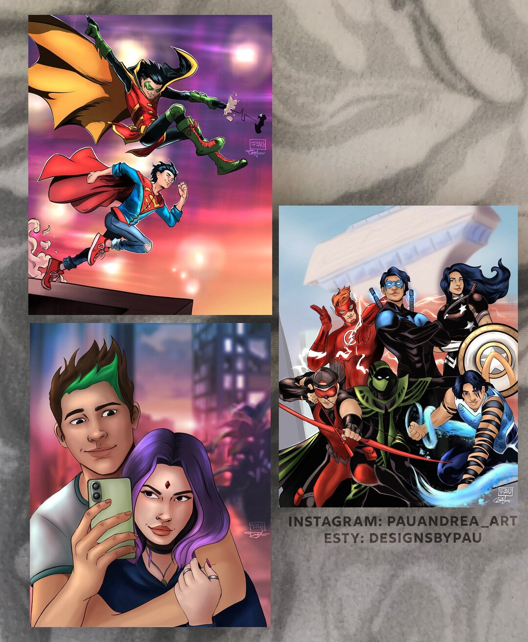 Comic Redraws - Etsy