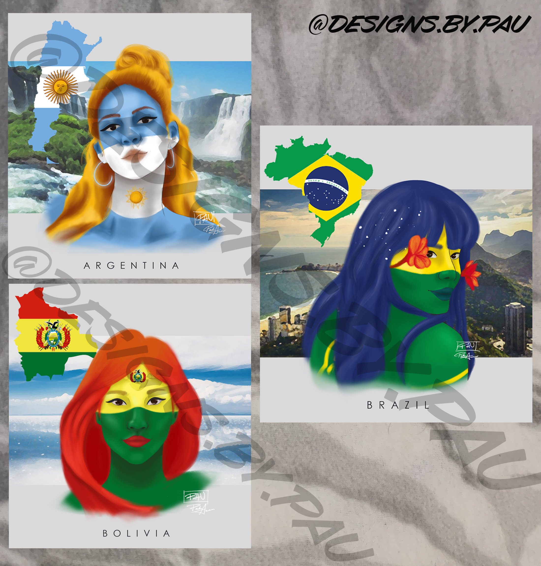 Latin American Portrait Prints - Etsy