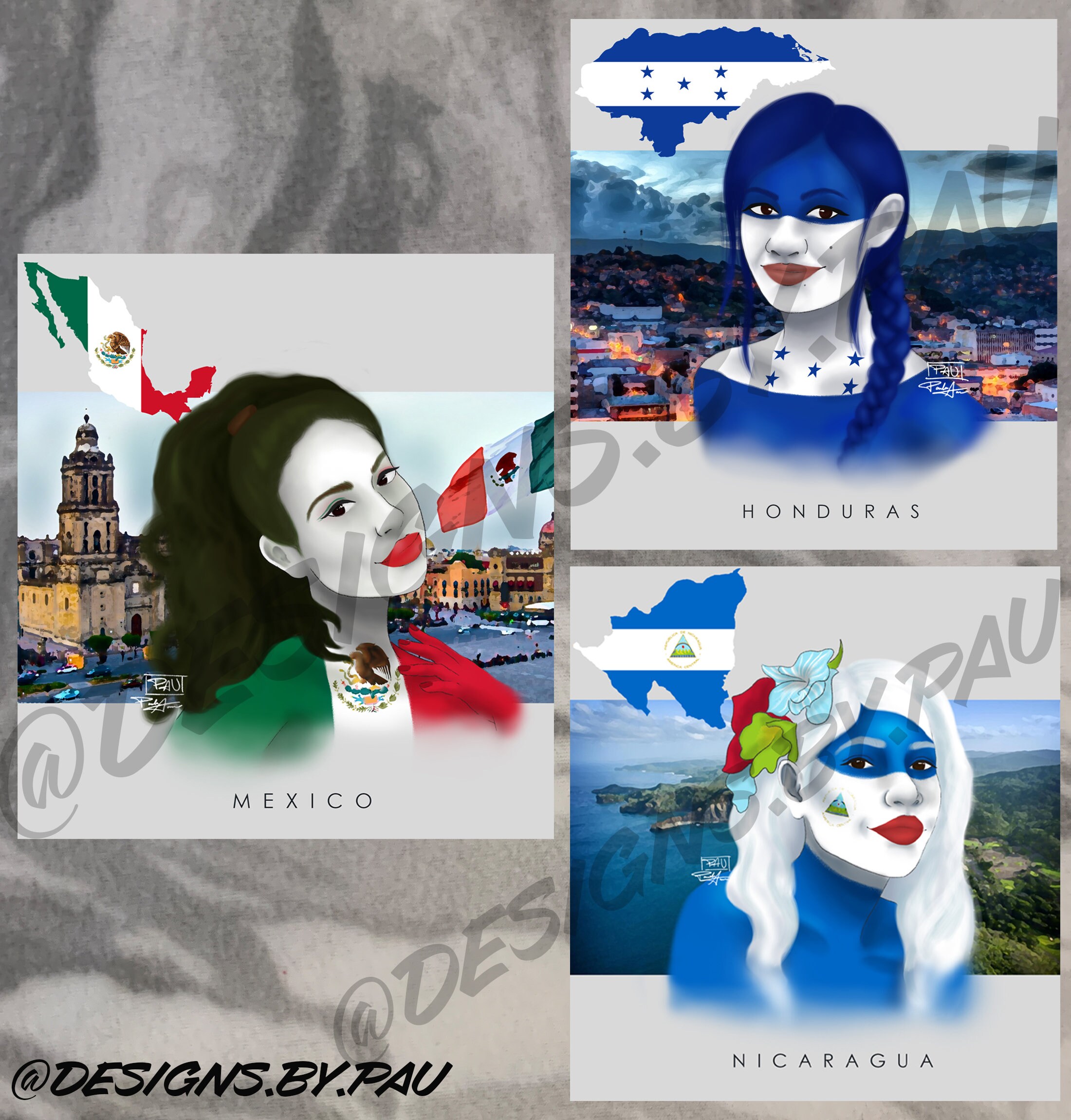 Latin American Portrait Prints - Etsy