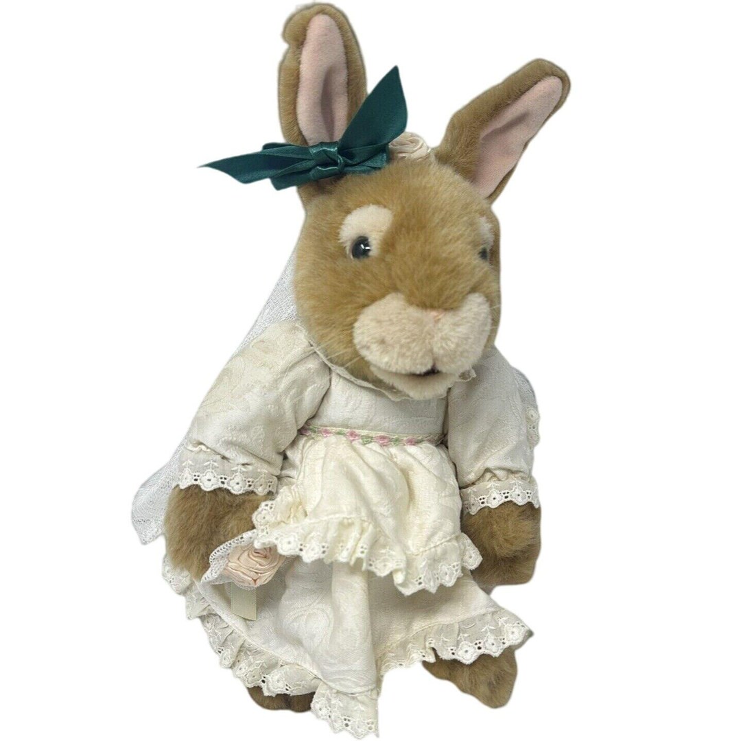 Dakin Victoria Rose Holly Pond Hill Bride Rabbit Bunny Plush Bridal ...