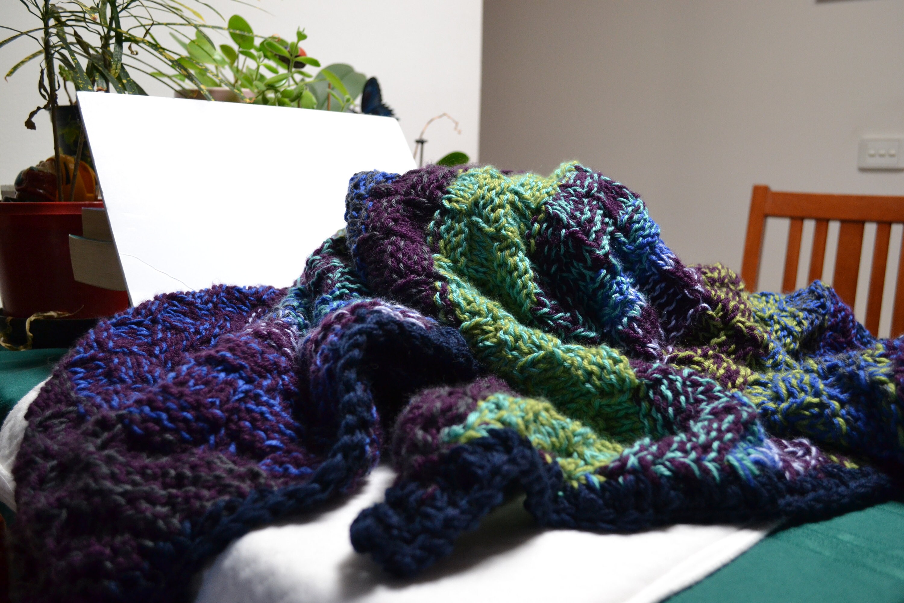 Hand knitted Throw Rugs | Etsy