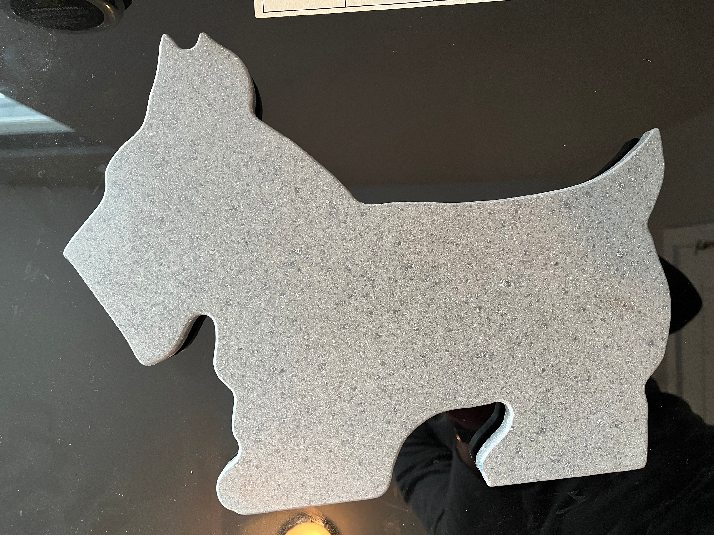 Scottie Corian Cutting Board, Dog Shaped Butter Board, Charcuterie ...