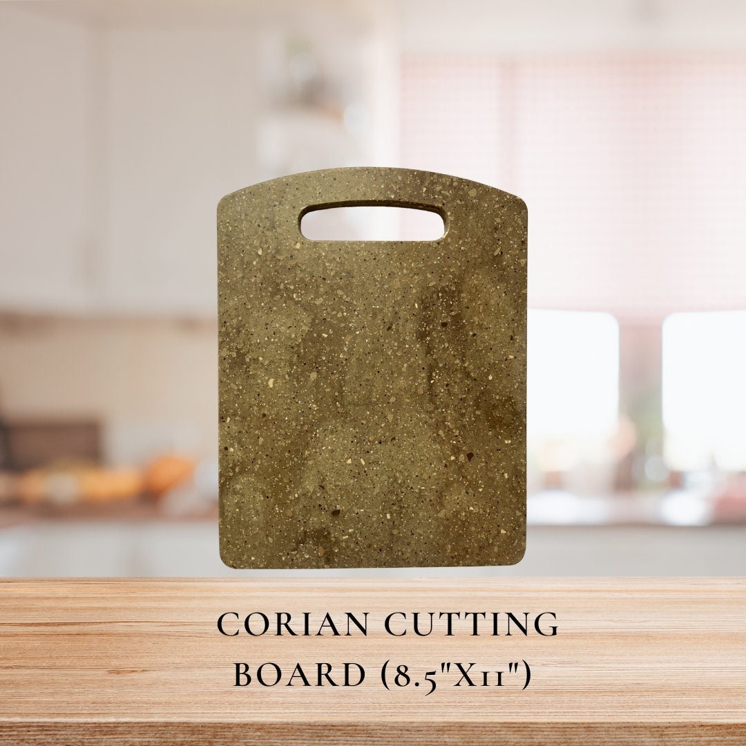 Corian Cutting Board With Handle: Kitchen Decor Serving Tray - Etsy