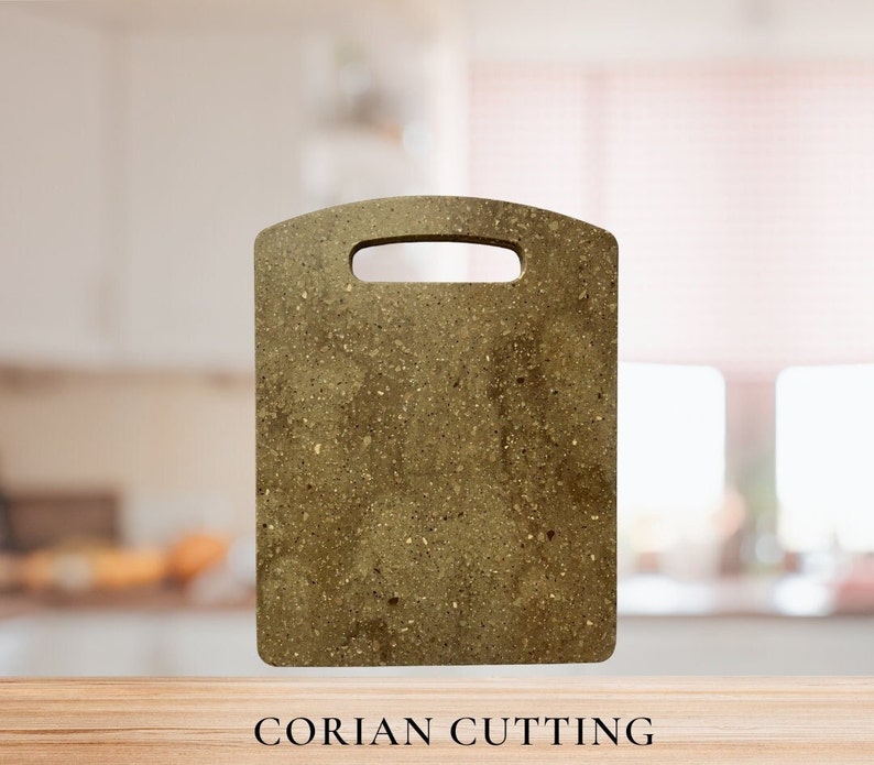 Large Corian Cutting Board With Handle: 13" X 16" Serving Tray - Etsy