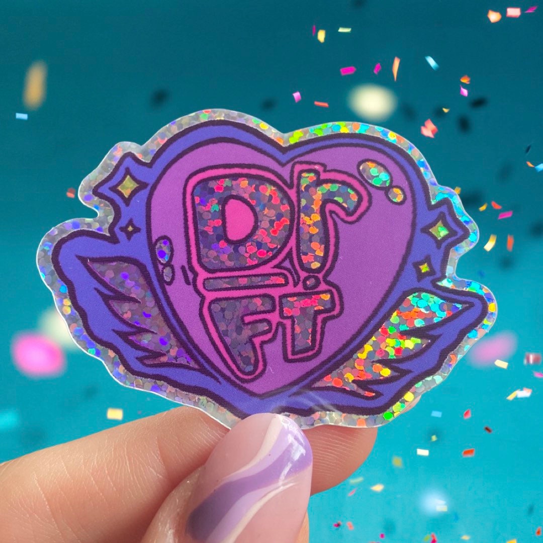 Drift Heart Sticker - Etsy