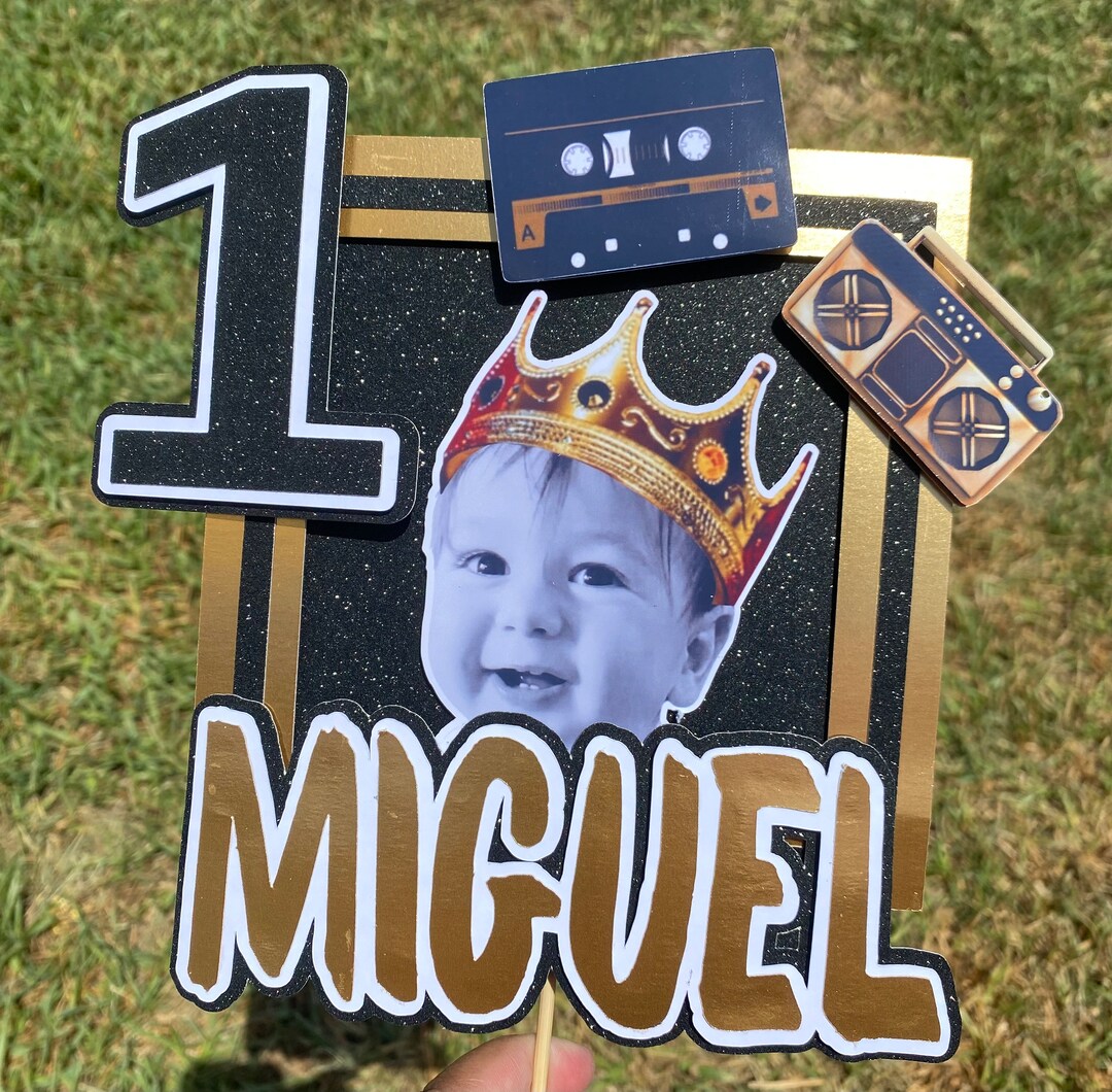 Notorious One Cake Topper - Etsy