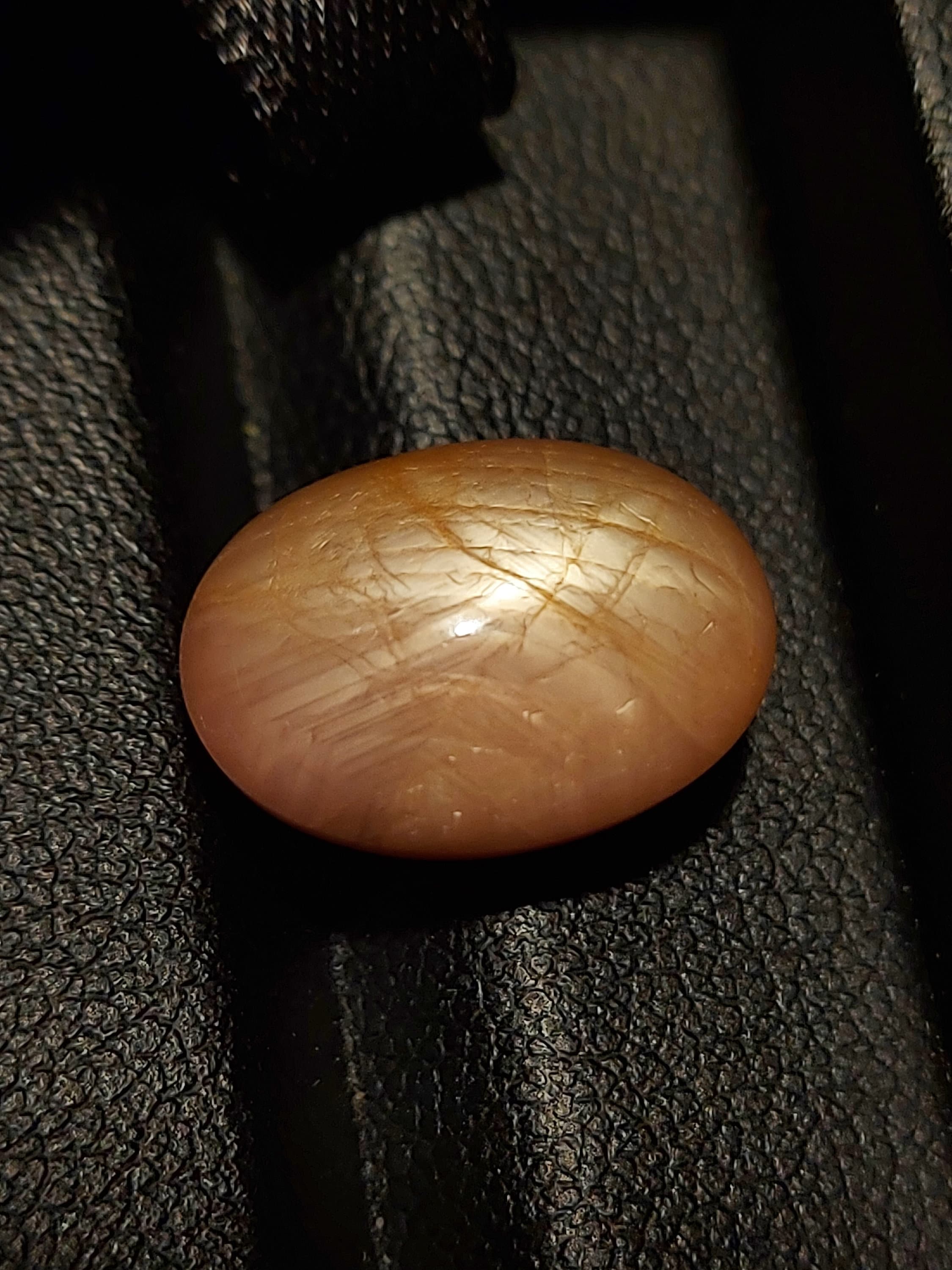 Large Yellow Star Sapphire Cabochon - Loose Natural Sapphire Gemstone ...