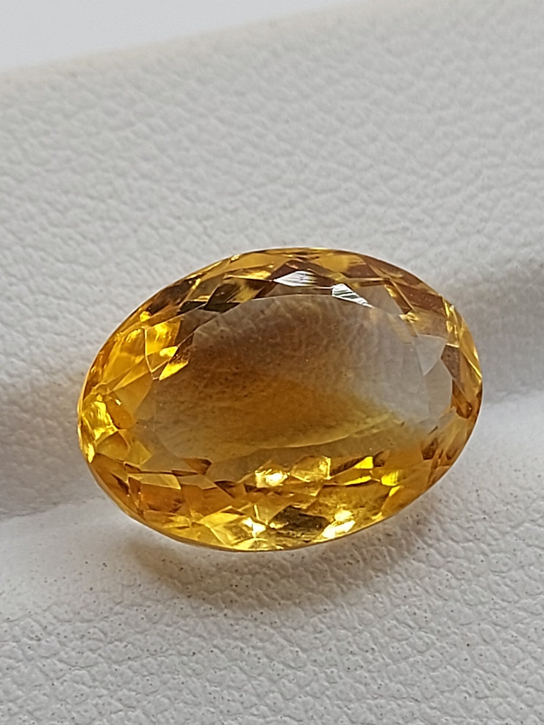 Unique Dual Color Citrine Gemstone - Faceted Natural Citrine 7.00 CTS ...