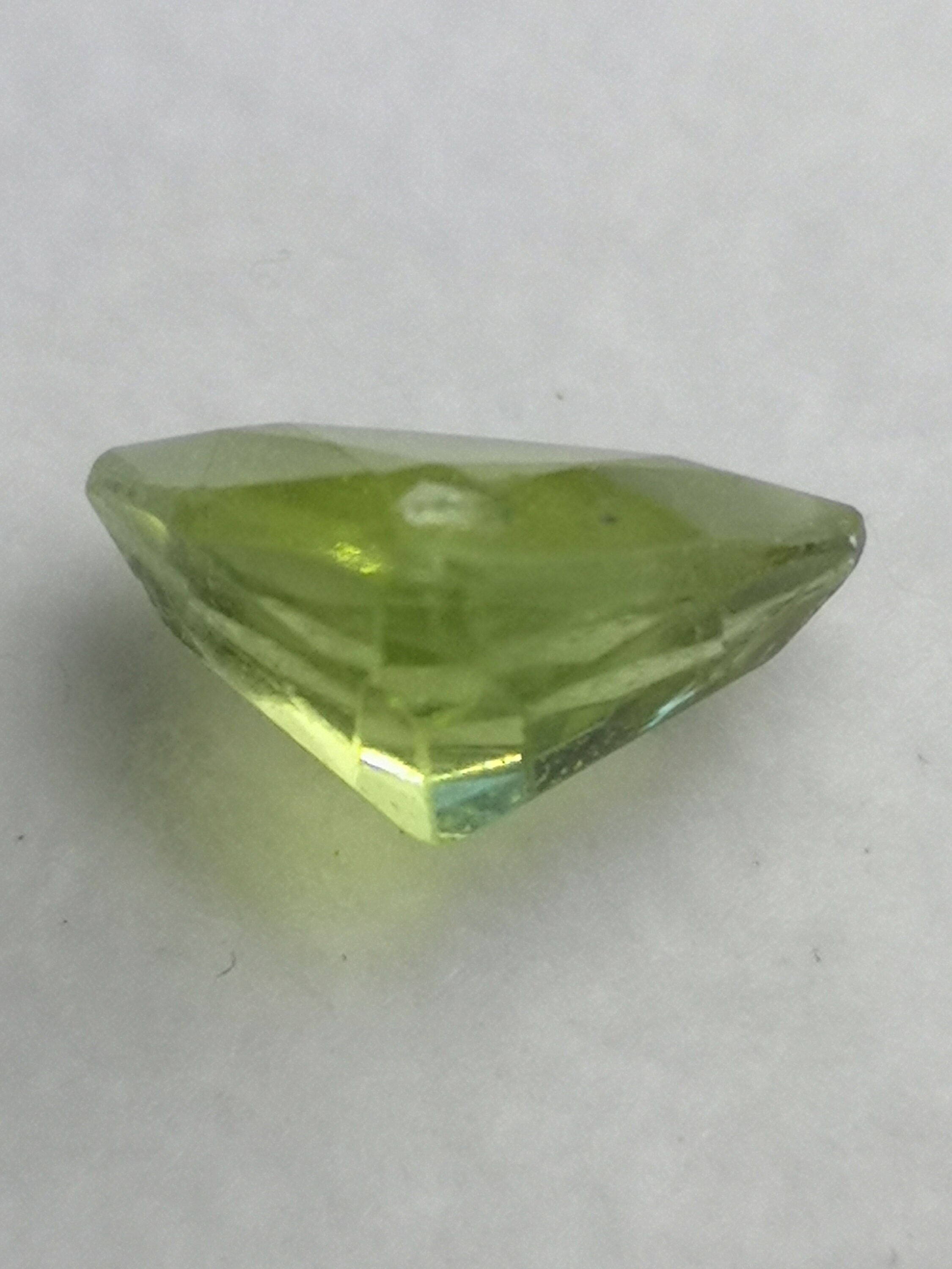 Loose faceted peridot gemstone natural Peridot 2.30 CTS | Etsy