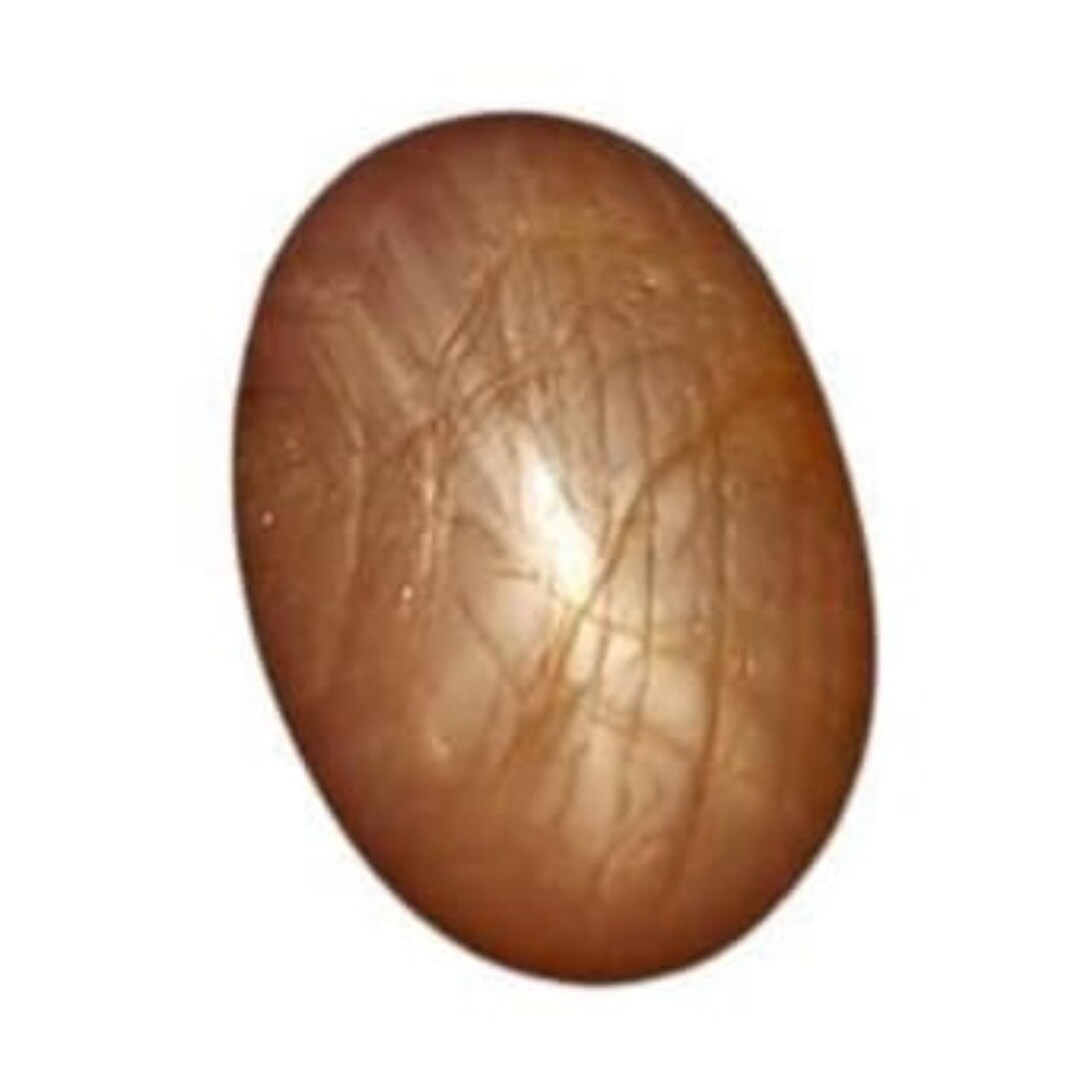 Large Yellow Star Sapphire Cabochon - Loose Natural Sapphire Gemstone ...