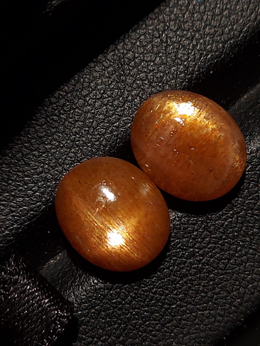 Golden Star Sunstone Cabochon Set - Natural Aventurine Feldspar ...