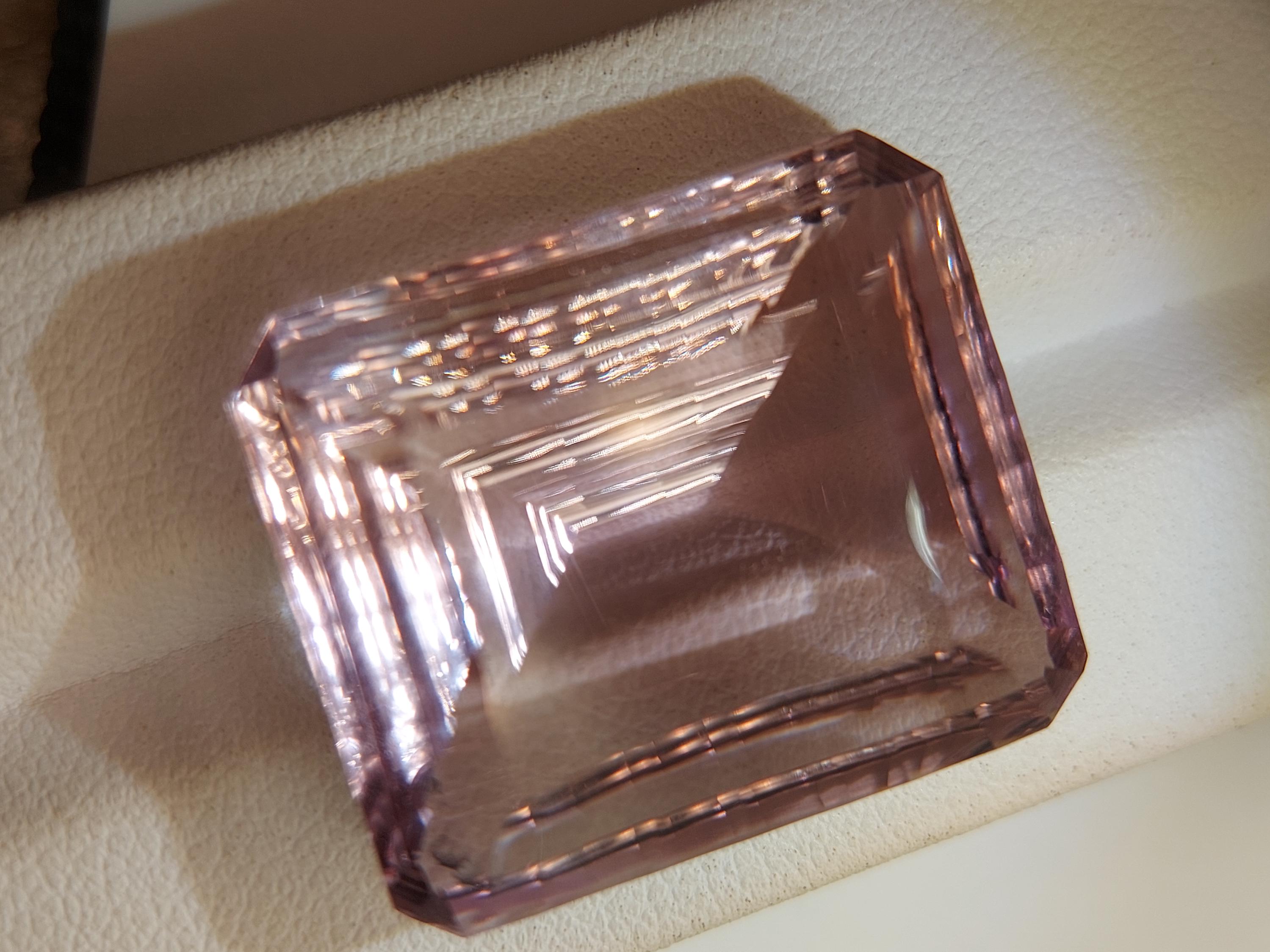 Laser Cut Ametrine Gemstone - Faceted Natural Trystine Quartz 44.75 CTS ...