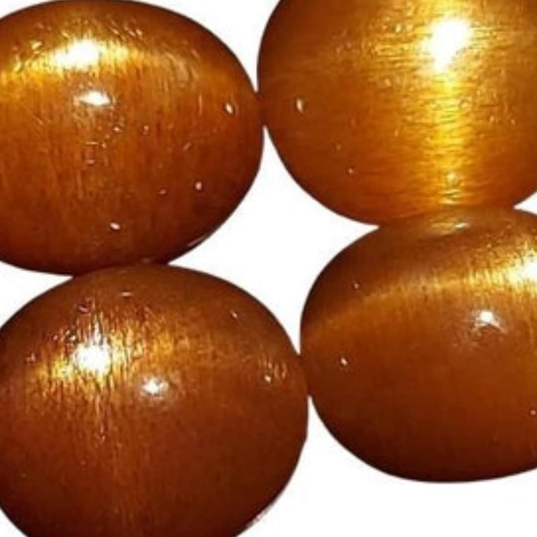 Golden Star Sunstone Cabochon - Natural Aventurescent Gemstone 14.00 ...