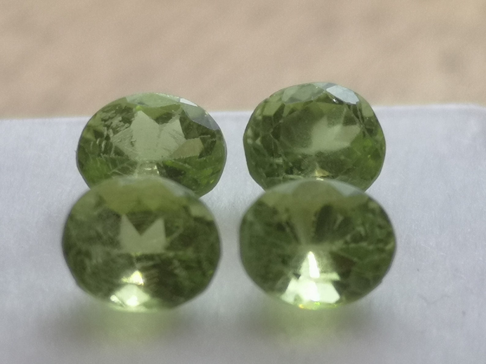 Pierre précieuse péridot naturelle péridot à facettes lâches | Etsy