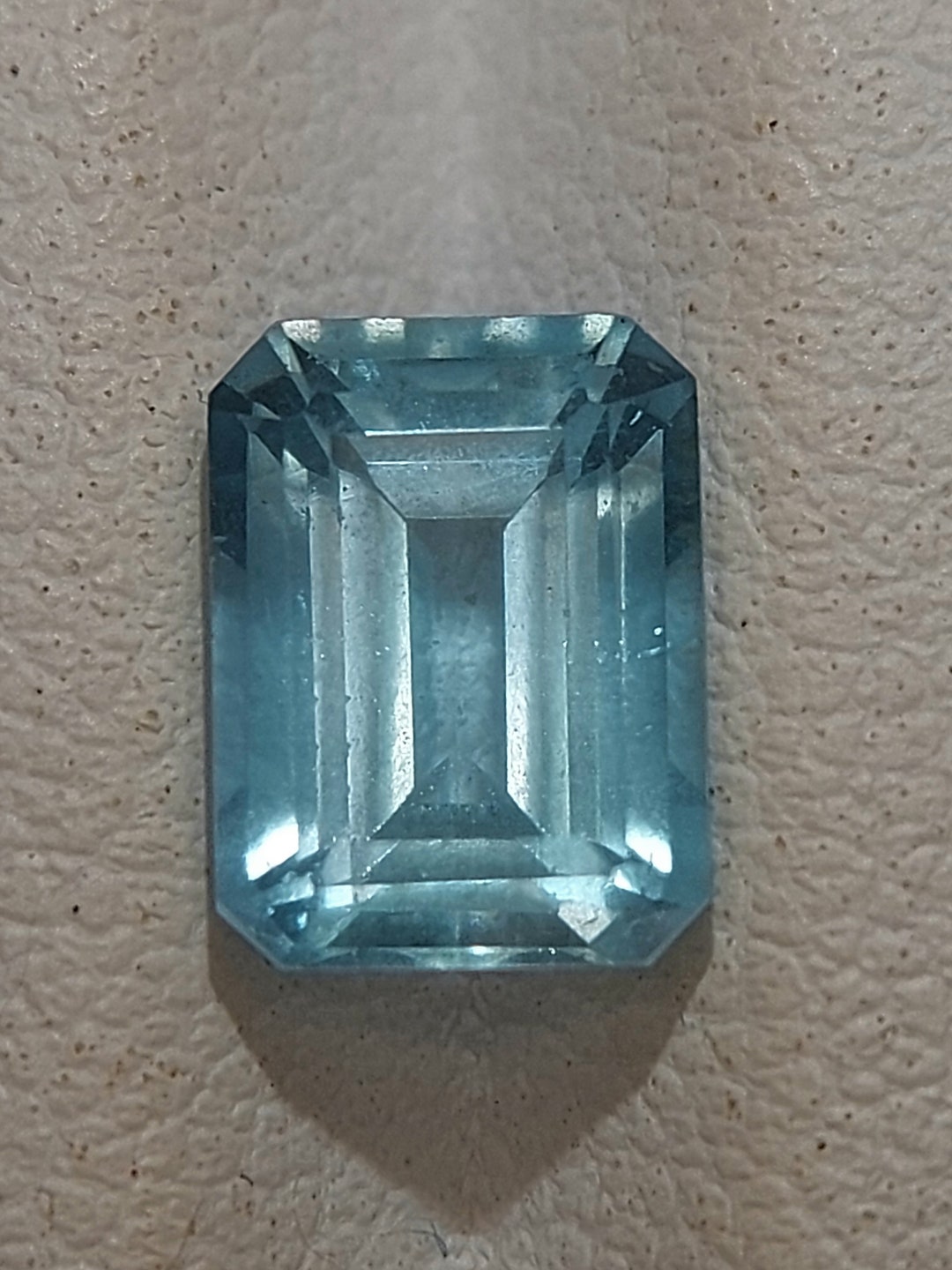 Glowing Aquamarine Gemstone - Faceted Natural Blue Beryl 1.70 CTS ...
