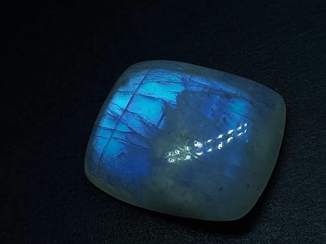 Bright Glowing Moonstone Cabochon - Natural Orthoclase Feldspar ...