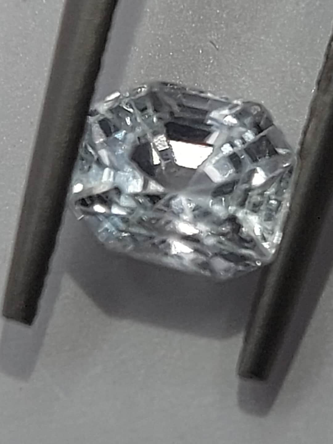 Clear Spinel Gemstone Faceted Natural Spinel 1.30 CTS Octogon Shape 6 X ...