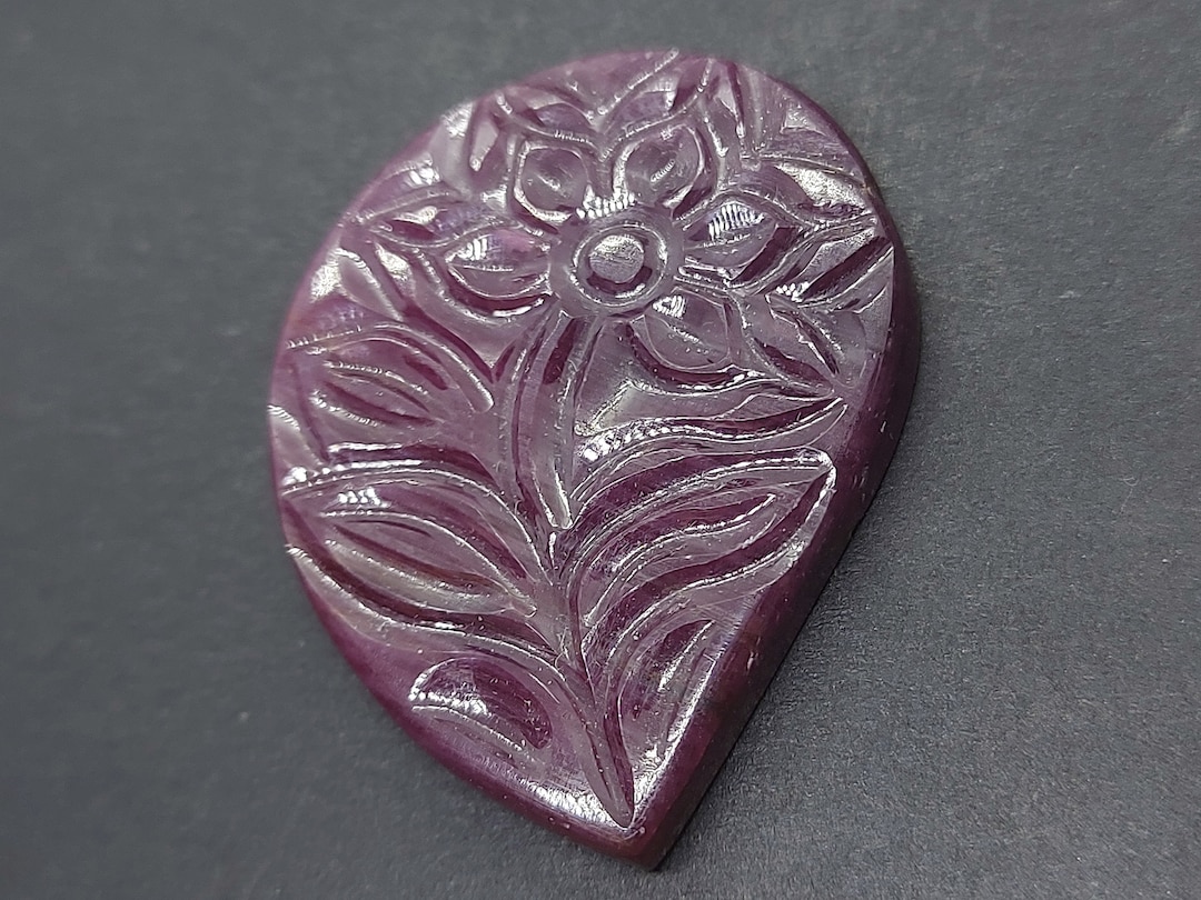 Giant Carved Natural Ruby Gemstone - Loose Ruby Cabochon 51.05 CTS ...