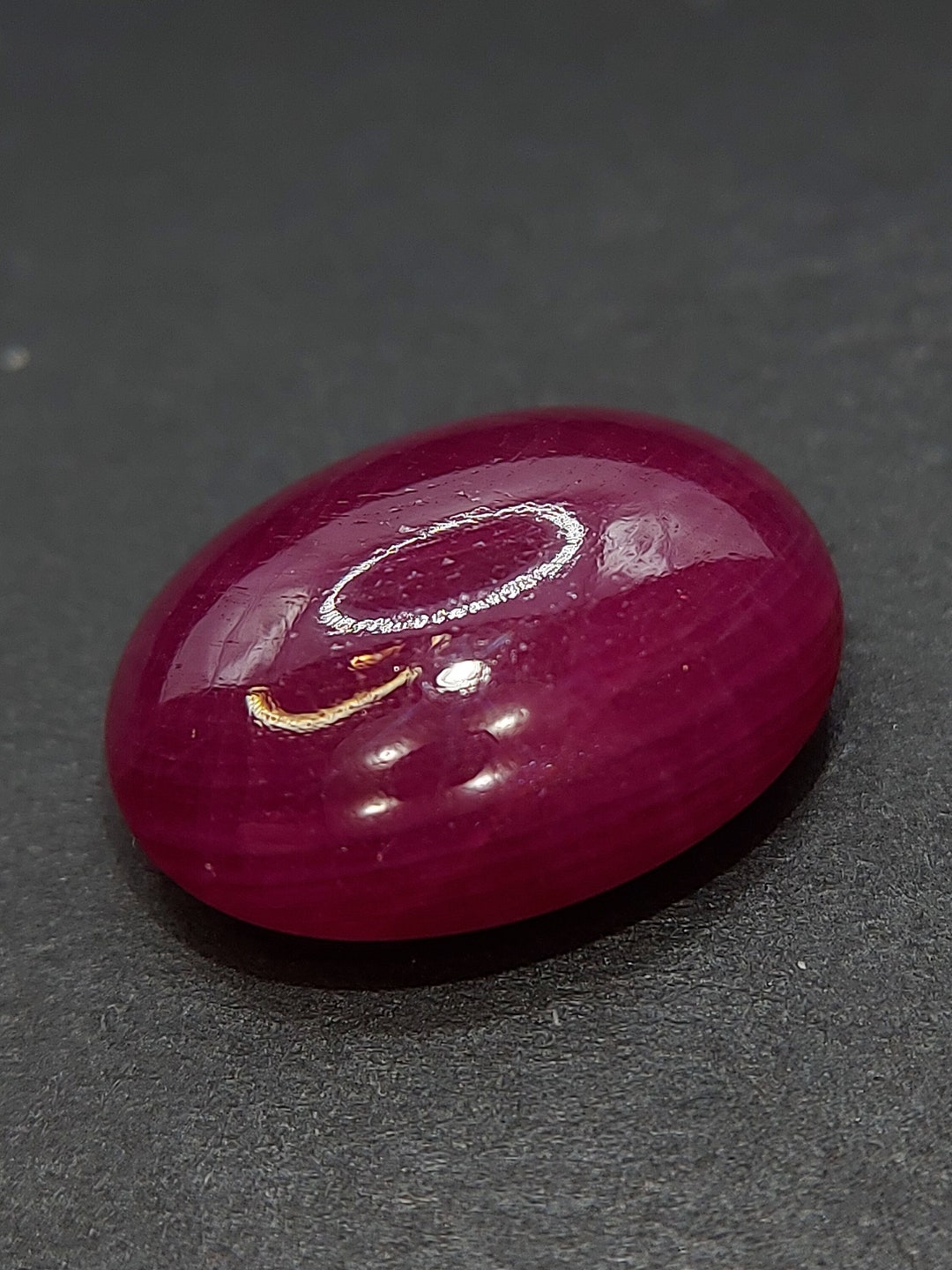 Cabujón de rubí de alta calidad - piedra preciosa de rubí natural sin ...