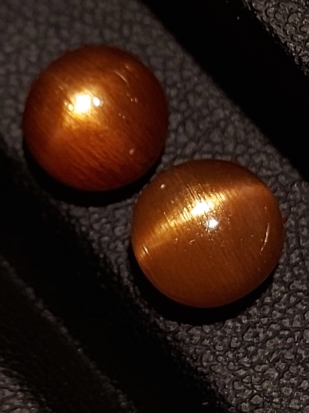 AAA Golden Star Sunstone Cabochon Pair Loose Natural Sunstone Gemstone ...