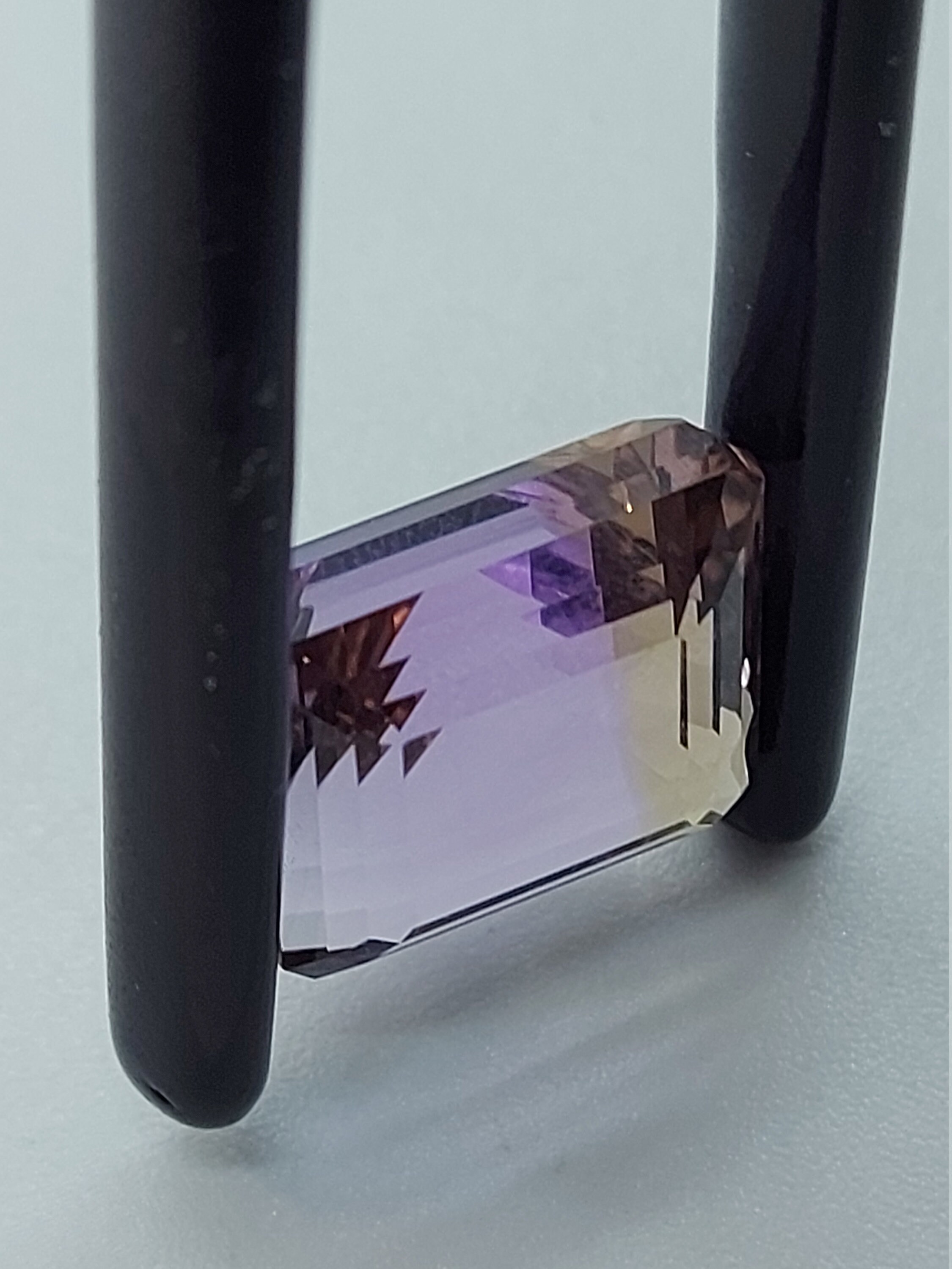 Natural Bi Color Ametrine Gemstone - Faceted Loose Ametrine 21.55 CTS ...