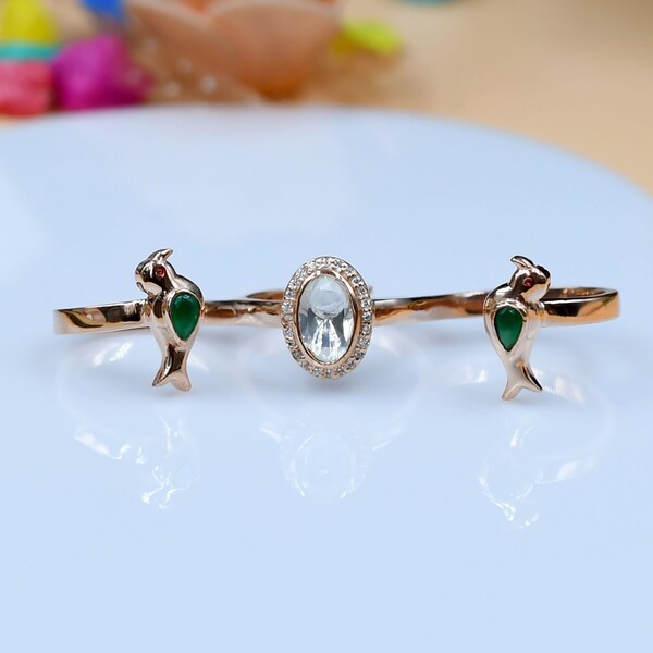 Three Finger Ring - Etsy