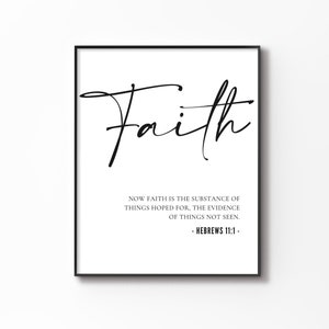 Hebrews 11:1, Now Faith is the Substance of Things Hoped For, Bible ...