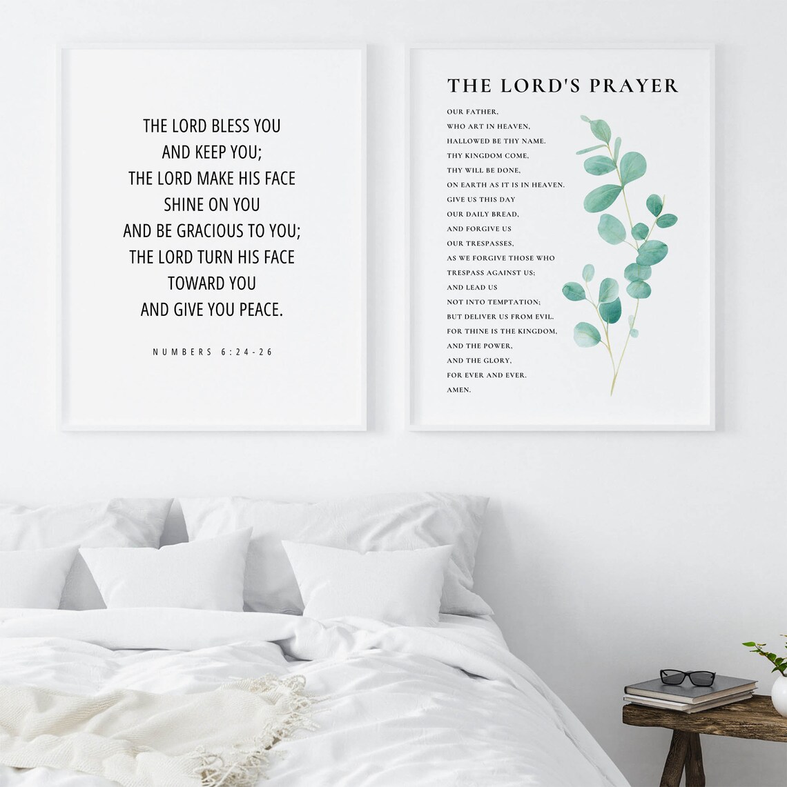 Numbers 6:24-26 Wall Art the Lord Bless You and Keep You - Etsy