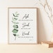 Matthew 7:7 Bible Verse Print Botanical Scripture Wall Art for ...