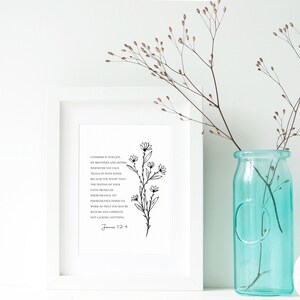 James 1:2-4, Consider It Pure Joy, My Brothers and Sisters, Minimal ...