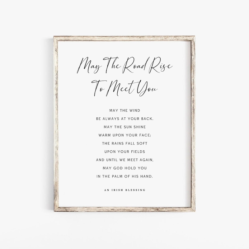 May the Road Rise - Etsy