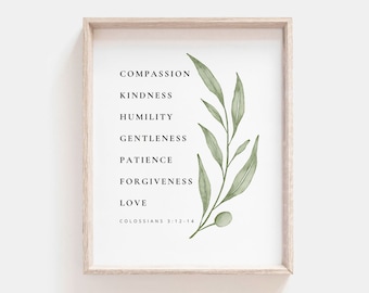 Colossians 3 12 | Etsy