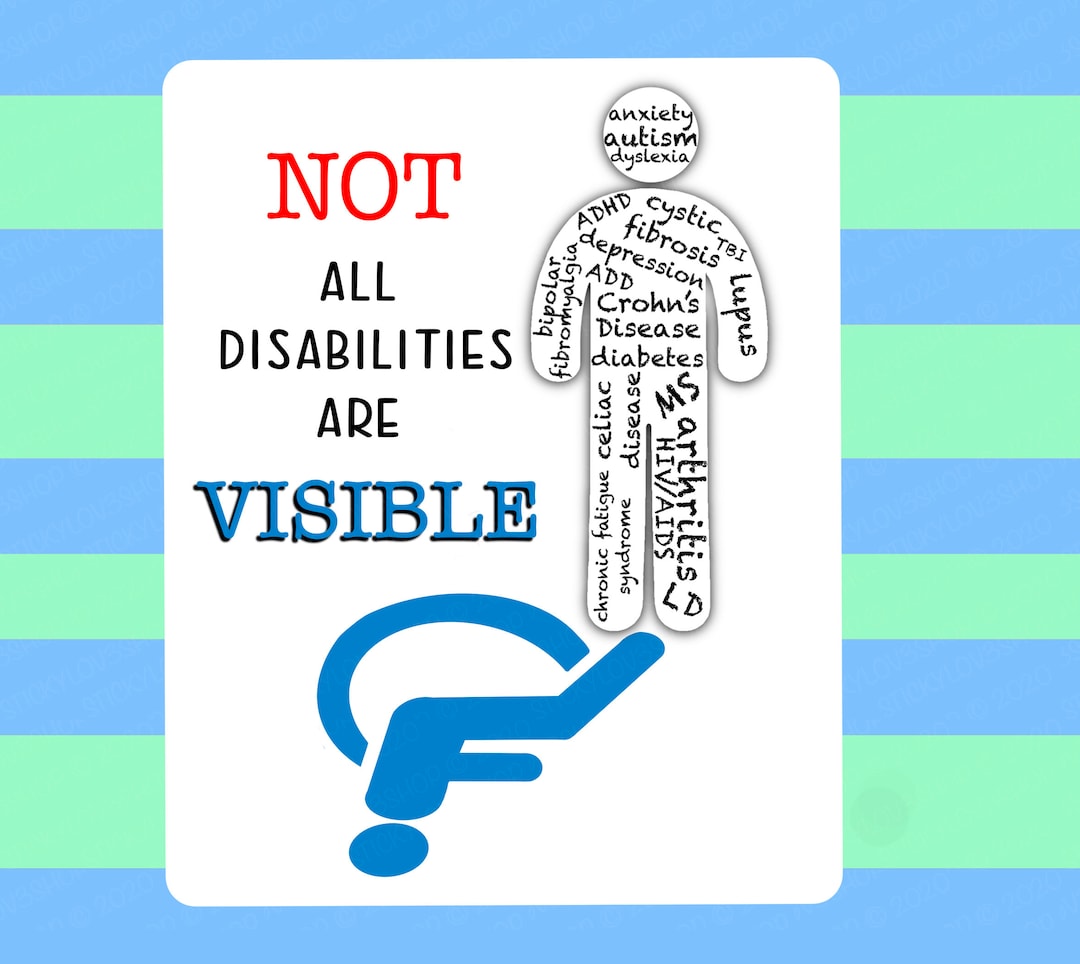 Not All Disabilities Are Visible, Disability Awareness, Autism, Raising ...