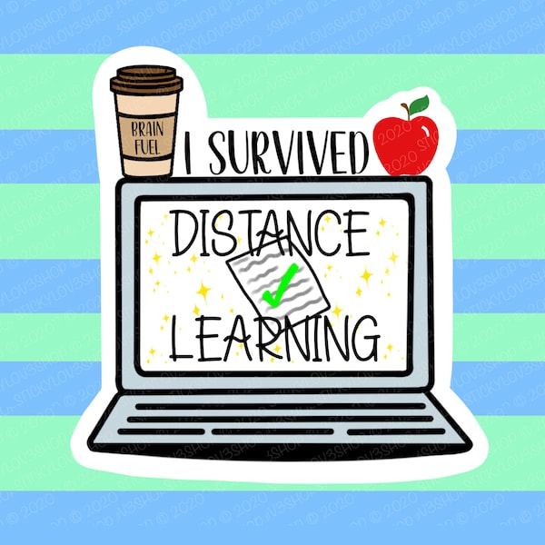 I Survived Distance Learning - Etsy