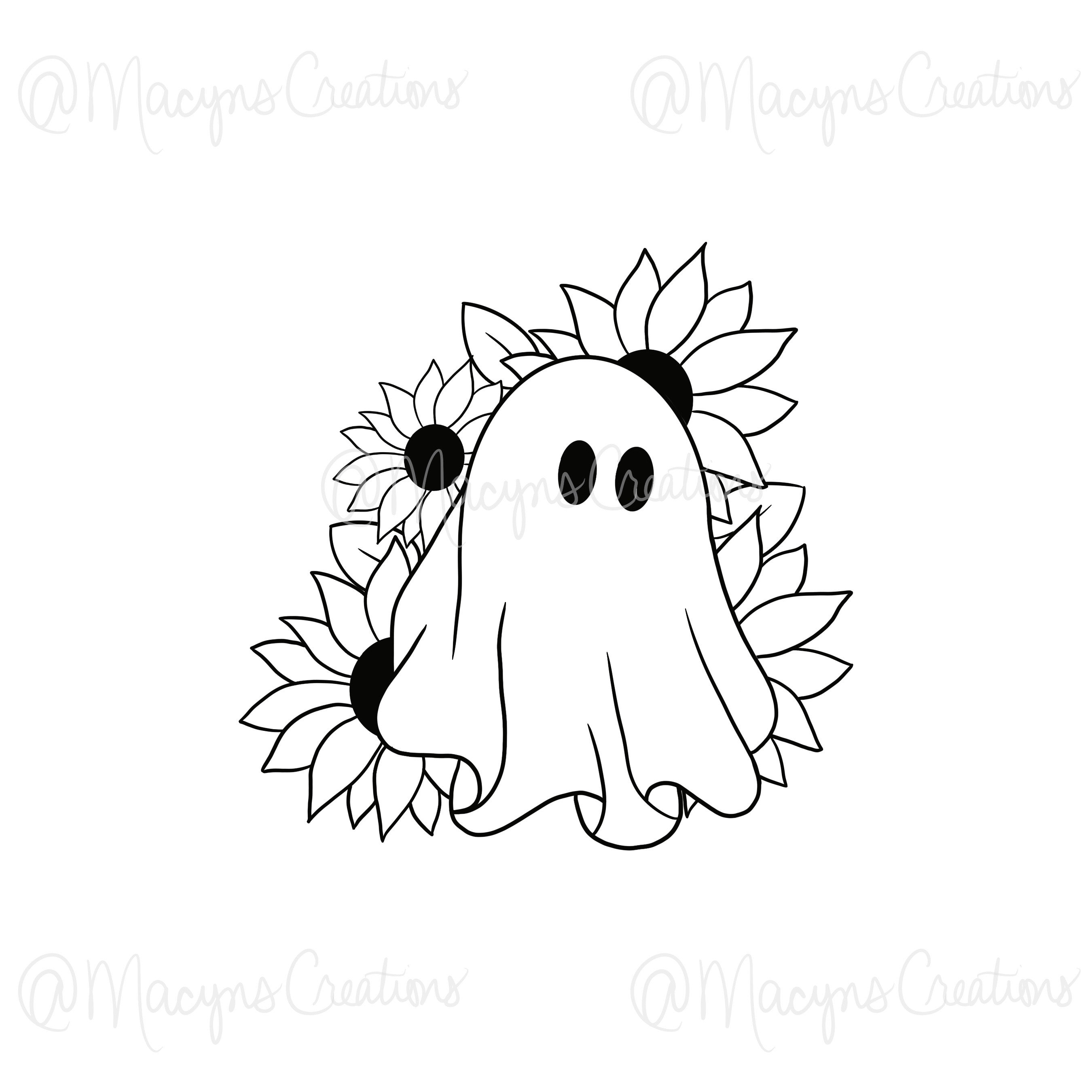 Floral Ghost - Etsy
