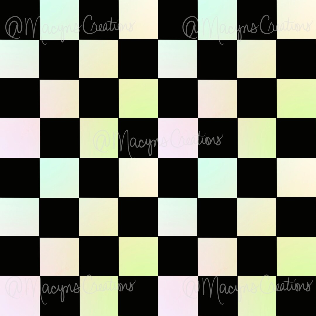 Pastel Checks - Etsy