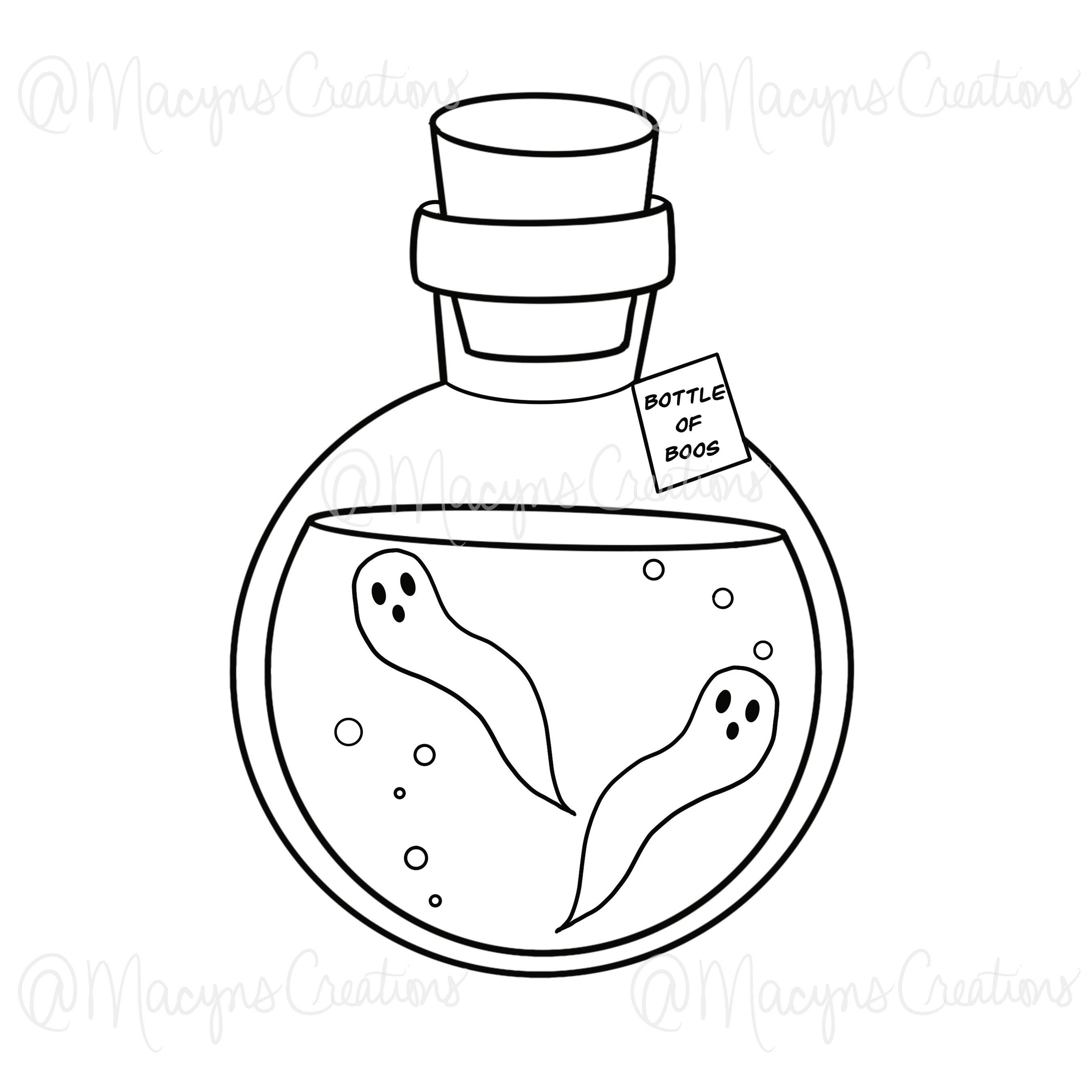 Bottle of Boos - Etsy