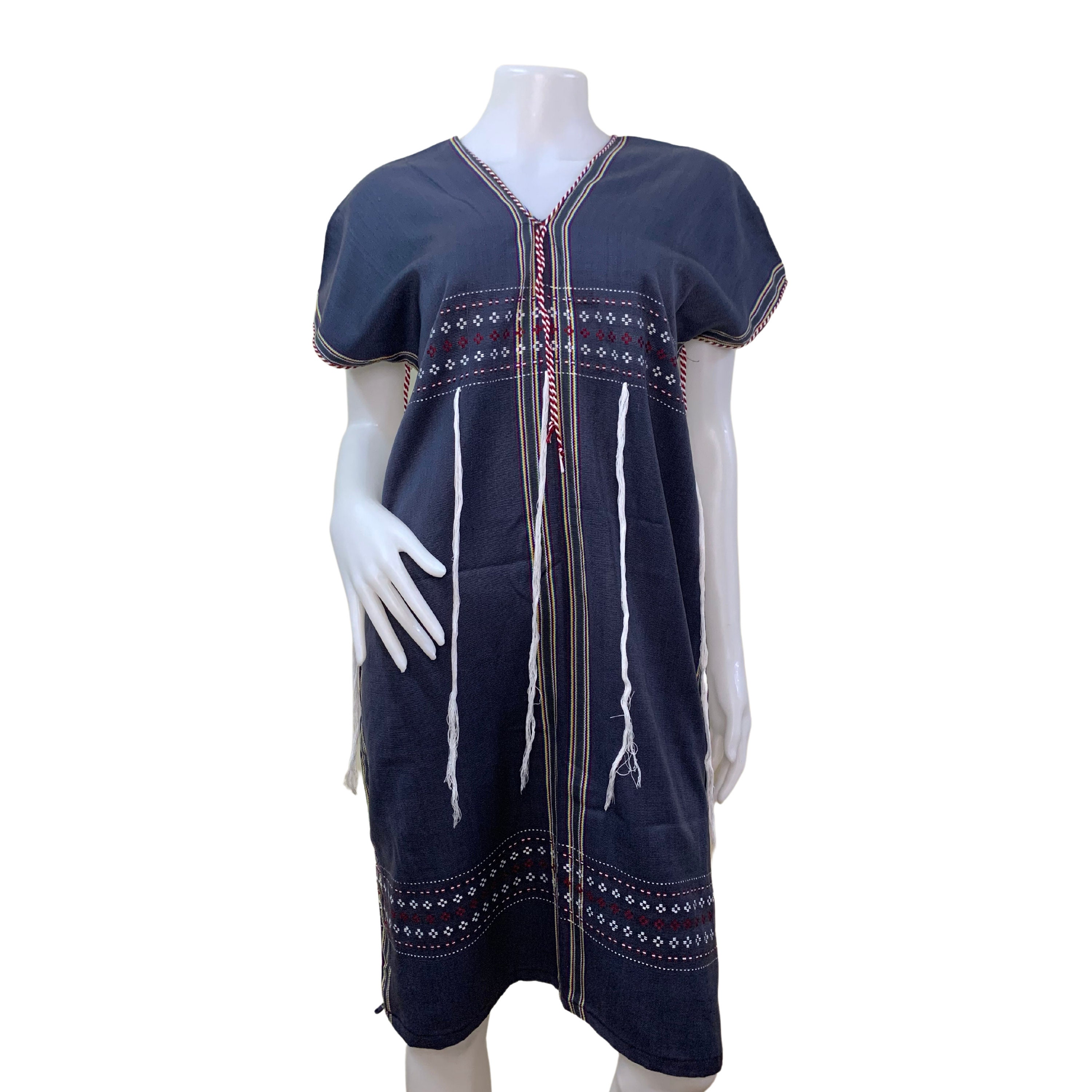 Myanmar Burmese Karen/kayin Ethnic Women Dress With Rainbow Stripes, 3 ...
