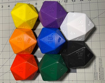 3d Printed D20 Dice - Etsy