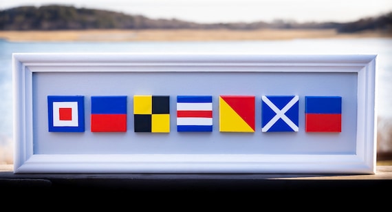 Nautical Flag Welcomesign