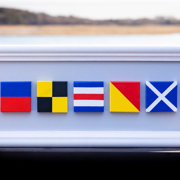 Nautical Flag Sign - Etsy
