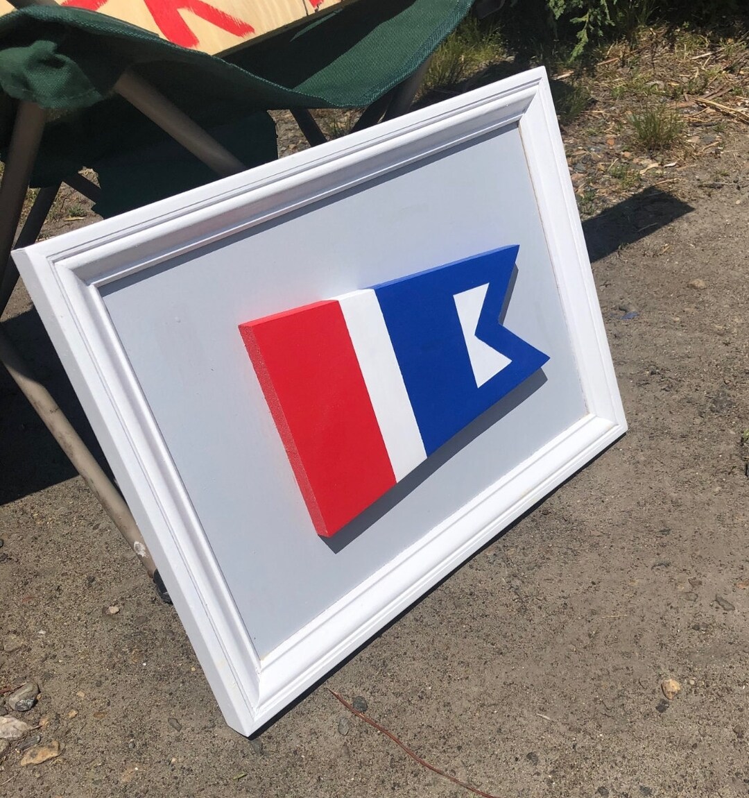 Custom Yacht Club Burgee Sign - Etsy