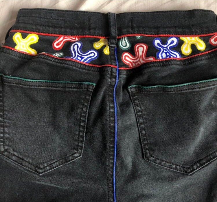 Hand Painted Customized Jeans for Sale - Etsy