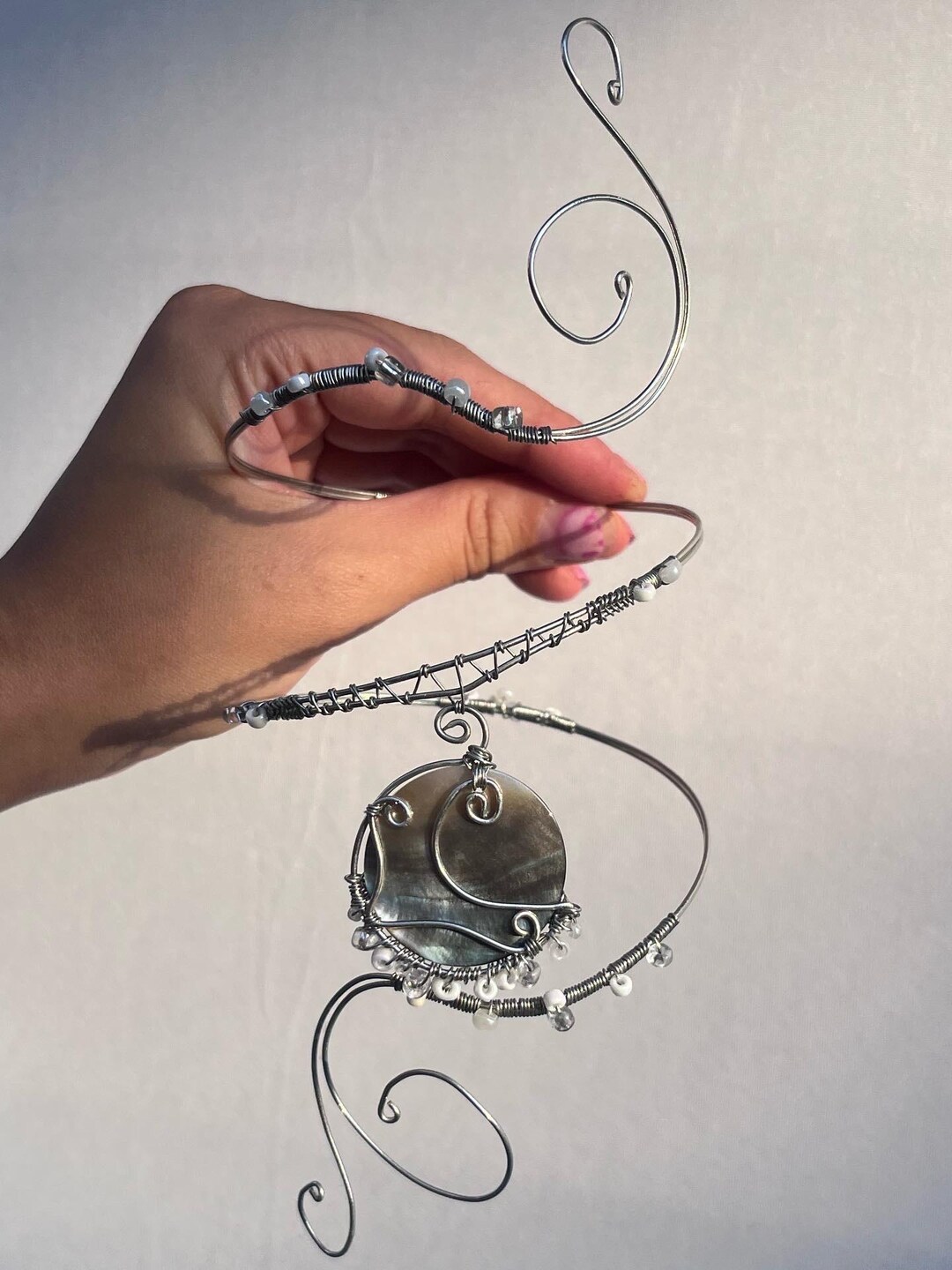 Wire Wrapped Arm Cuff (custom) - Etsy
