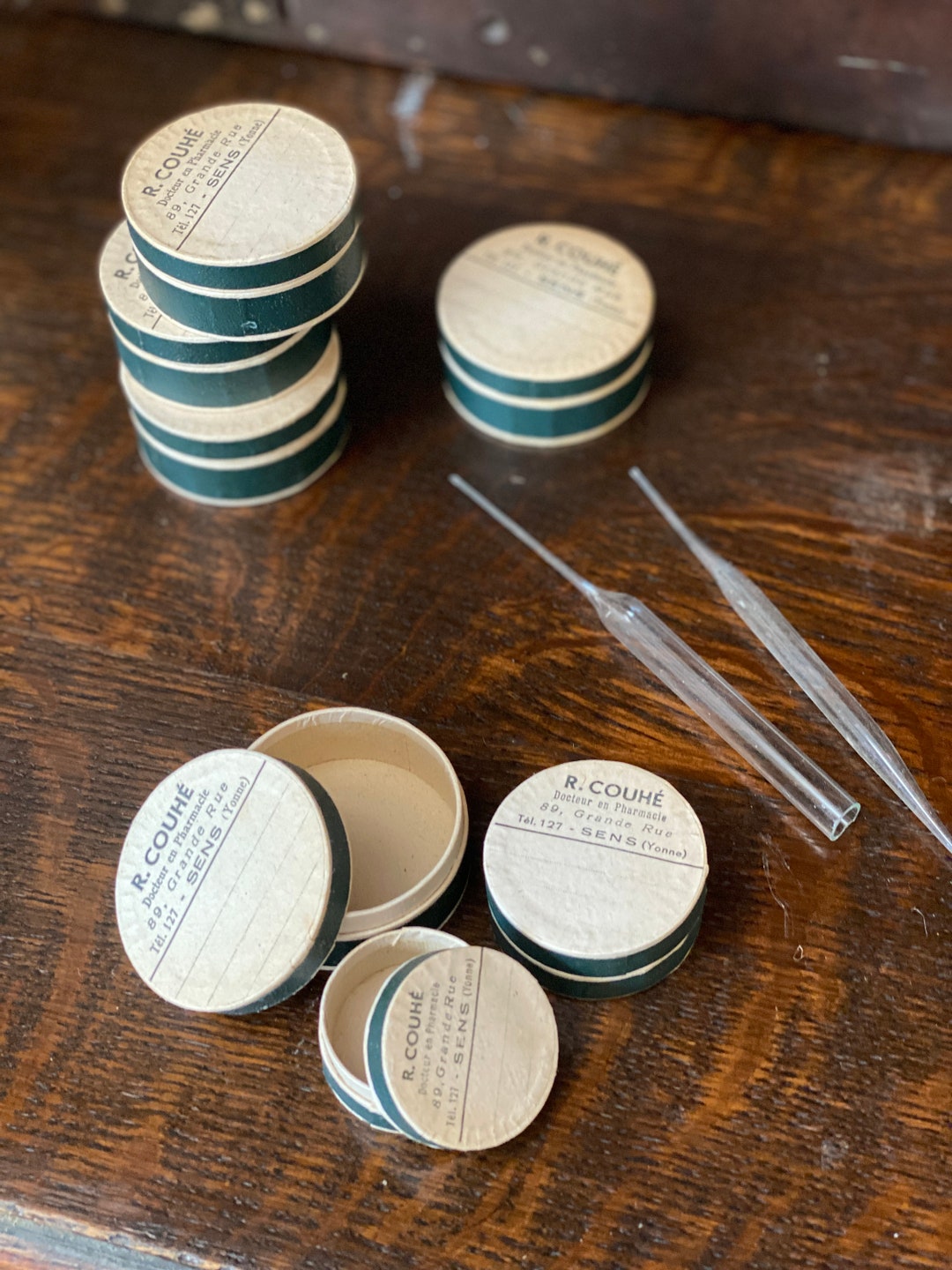 French Vintage Pill Boxes - Set of 3 - Etsy