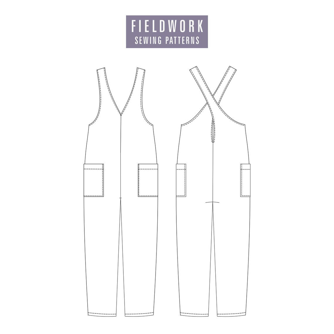 LAUREN - Easy Dungarees - PDF Sewing Pattern - Etsy