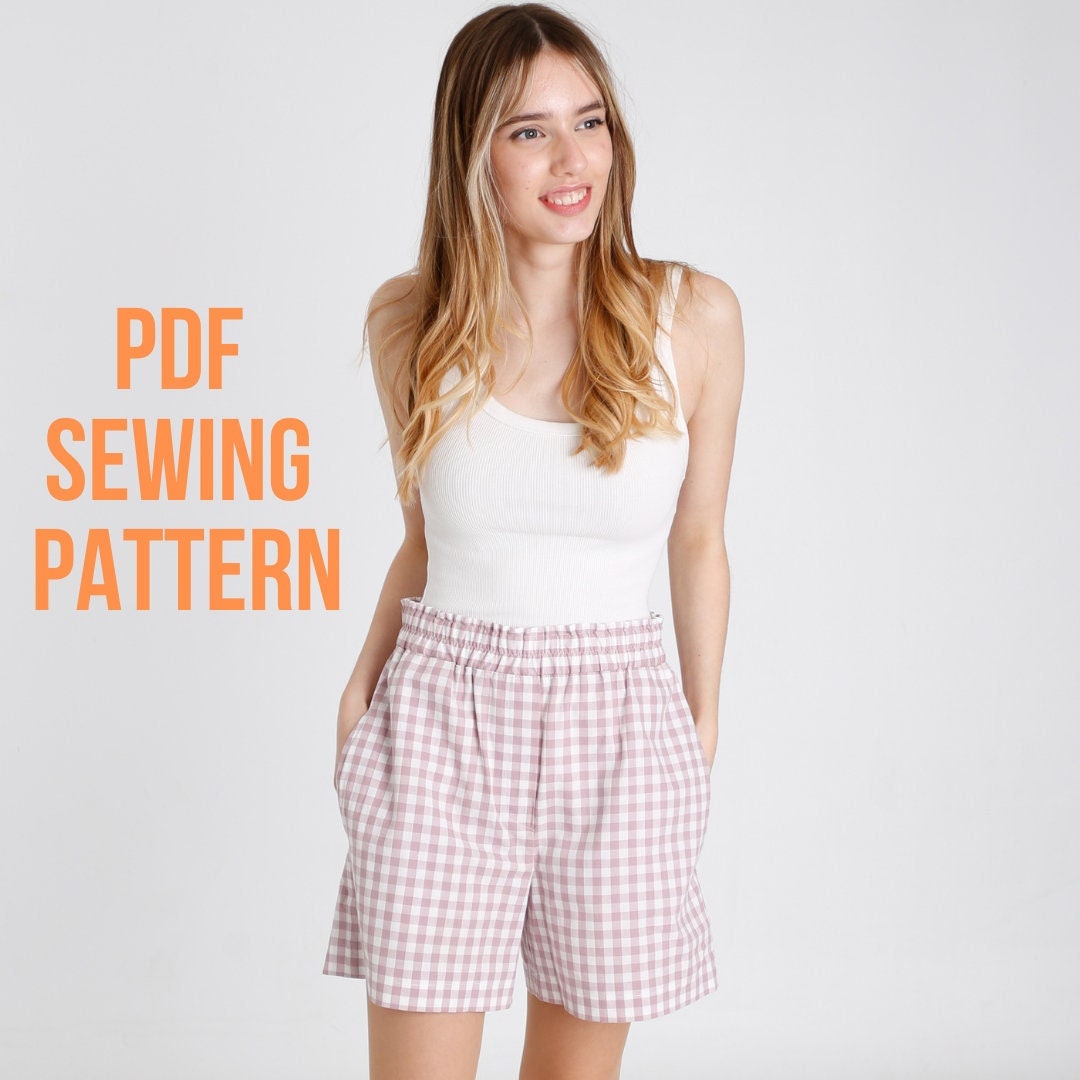 CARLA - Summer Shorts - PDF Sewing Pattern - Etsy