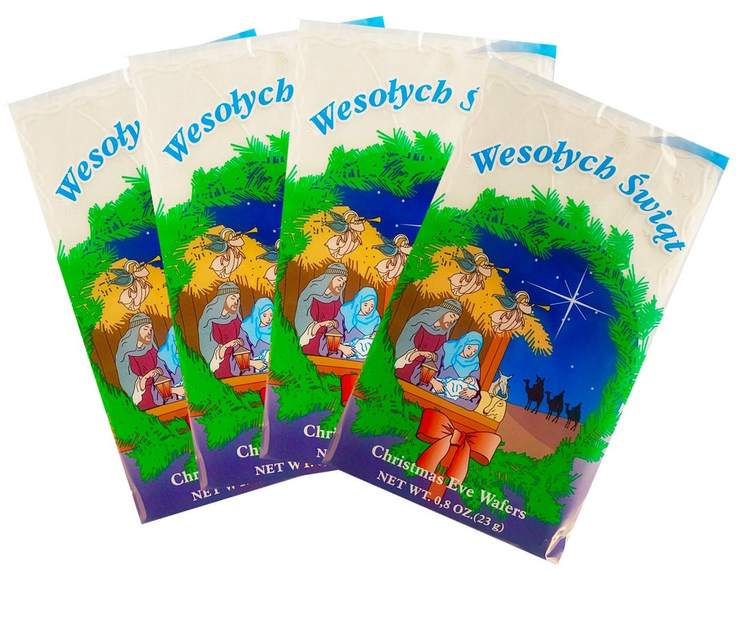 CHRISTMAS WAFERS SET of 20 (8 Large Wafers, 12 Small Wafers) Polska ...