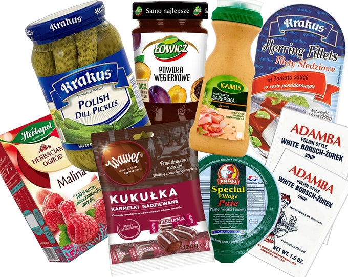 POLISH GROCERY BOX 9count Polish Food Gift From Poland Polish ...